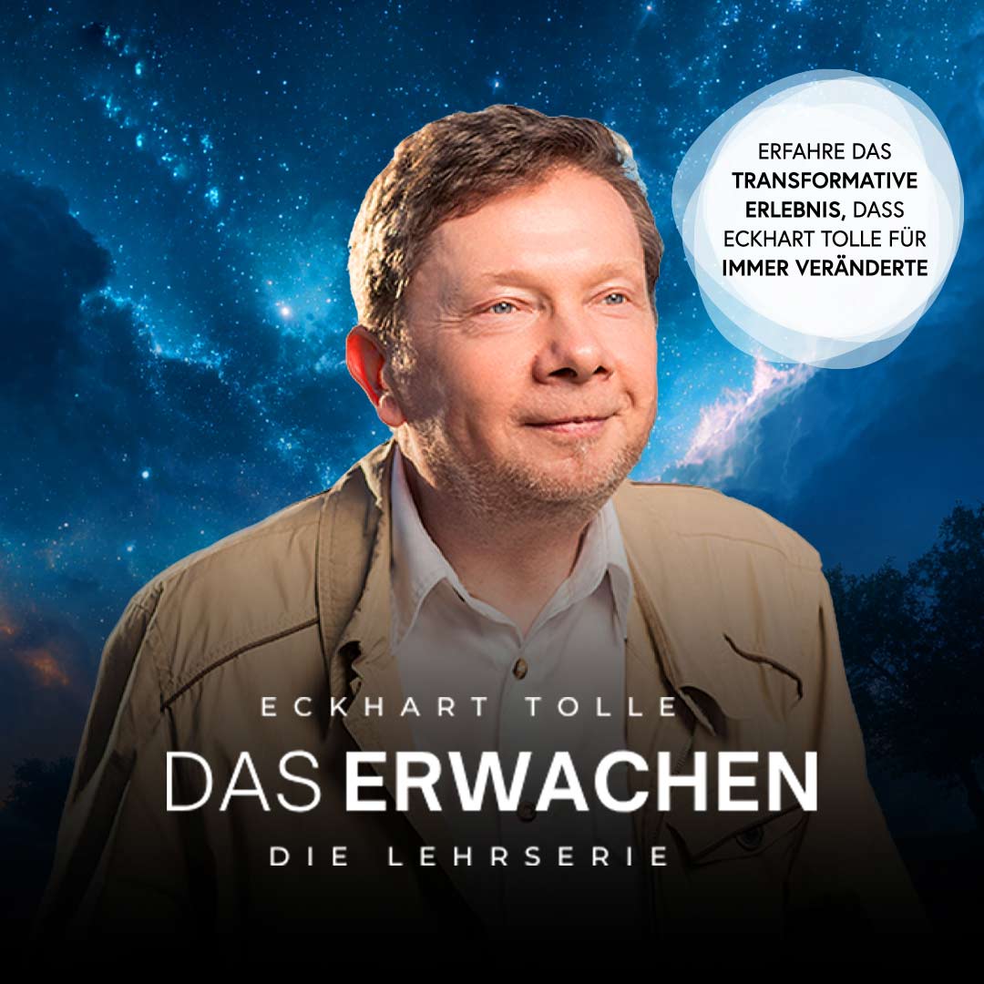 Eckhart Tolle zeigt, dass wahres Leben nur im Jetzt geschieht